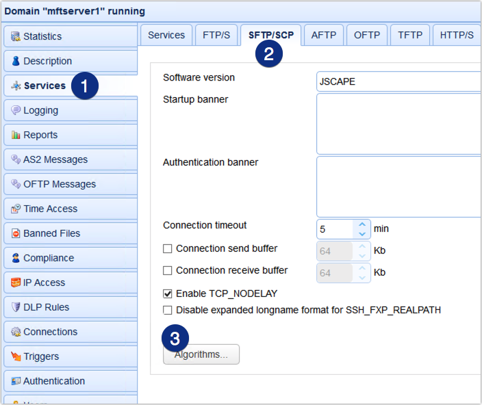 Setting SFTP Algorithms On Your SFTP Server | JSCAPE by Redwood Setting SFTP Algorithms On Your SFTP Server | JSCAPE by Redwood